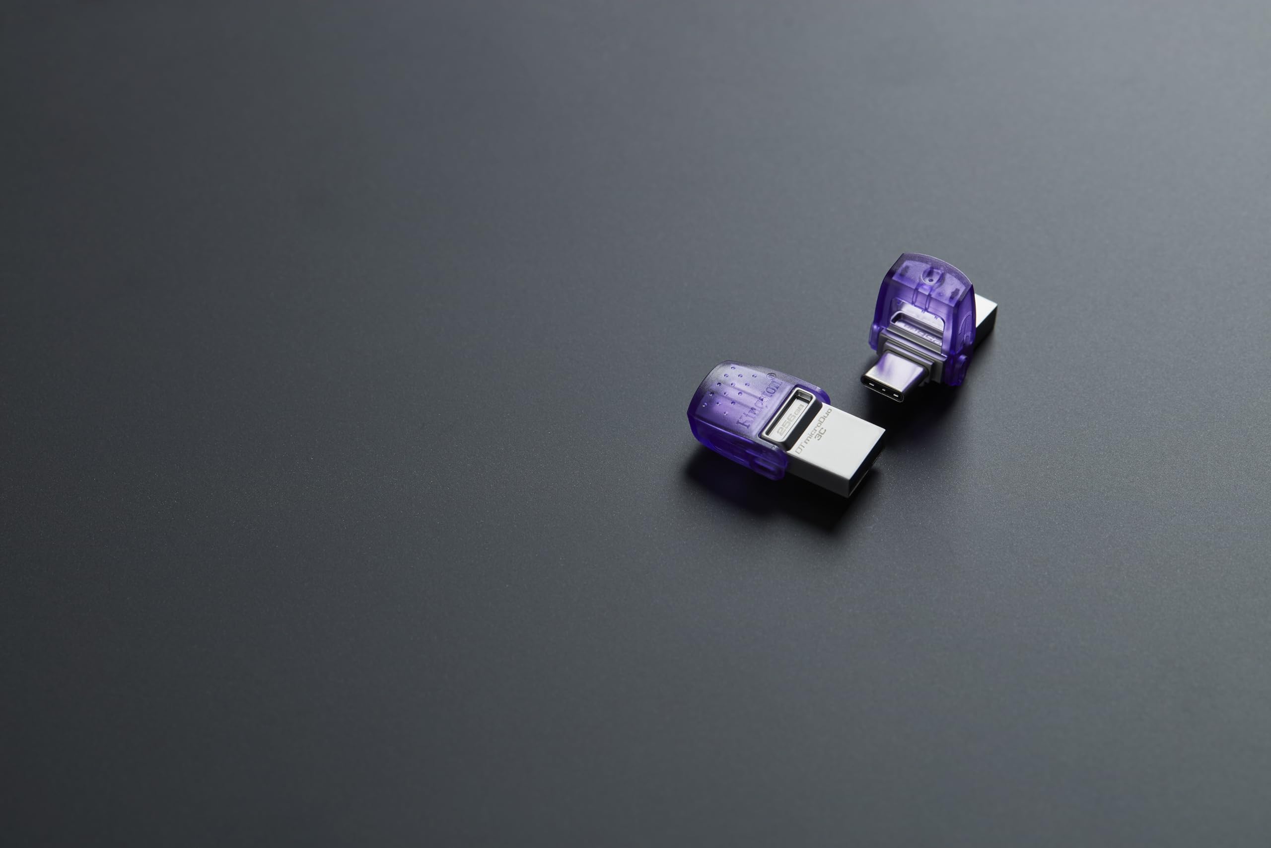 Kingston DataTraveler microDuo 3C 256GB USB-C & USB-A Flash Drive | Speeds up to 200 MB/s | USB 3.2 Gen 1 | Duo Connector | DTDUO3CG3/256GB