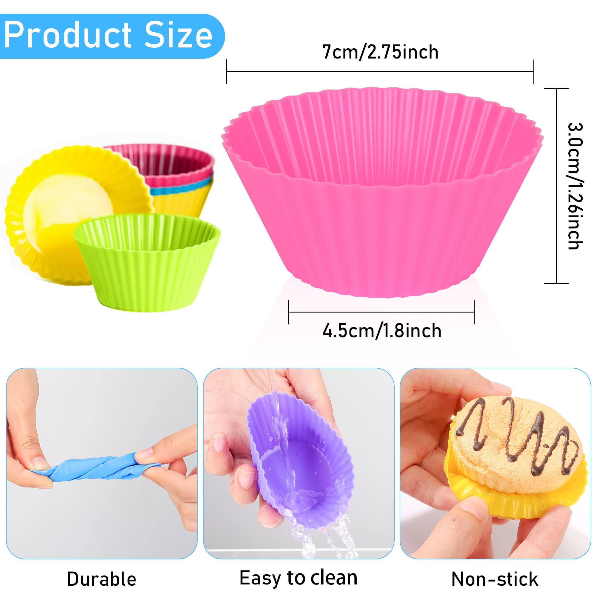FUNGYAND Sandwich Cutter Set, 52 in 1 Bento Box Accessories Kit Includes Sandwich Cutters, Fruit Cutter, Food Picks, Silicone Cups, Musubi Maker, Rice Ball Maker, Complete Bento Lunch Box Supplies