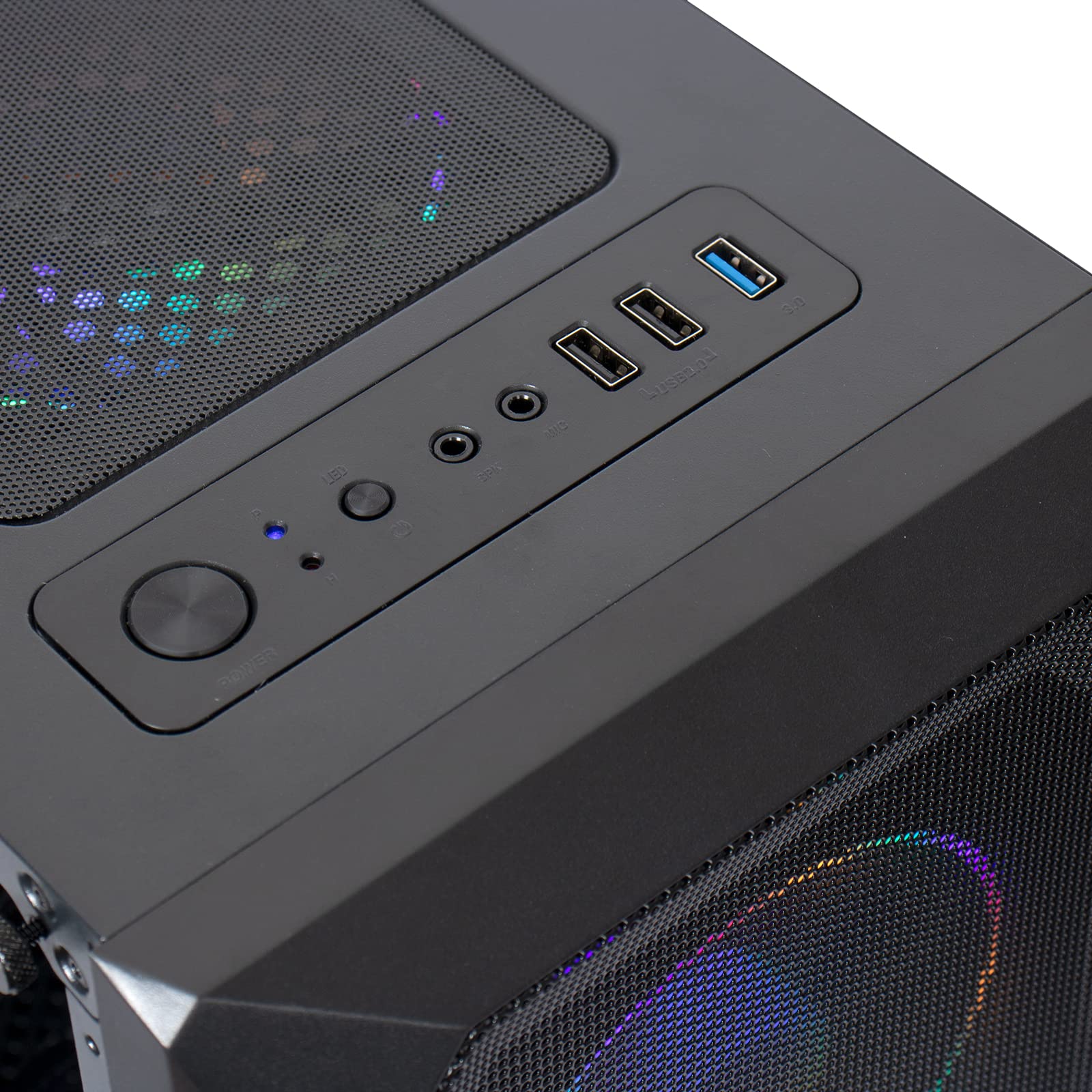 MXZ Gaming Desktop Computer, AMD Ryzen 5 5500, RX6600XT 8GB,16GB DDR4, NVME 1T SSD, 6RGB Fans, Win 11 Pro Ready, Gamer Desktop Computer(R5 5500| RX6600XT) …