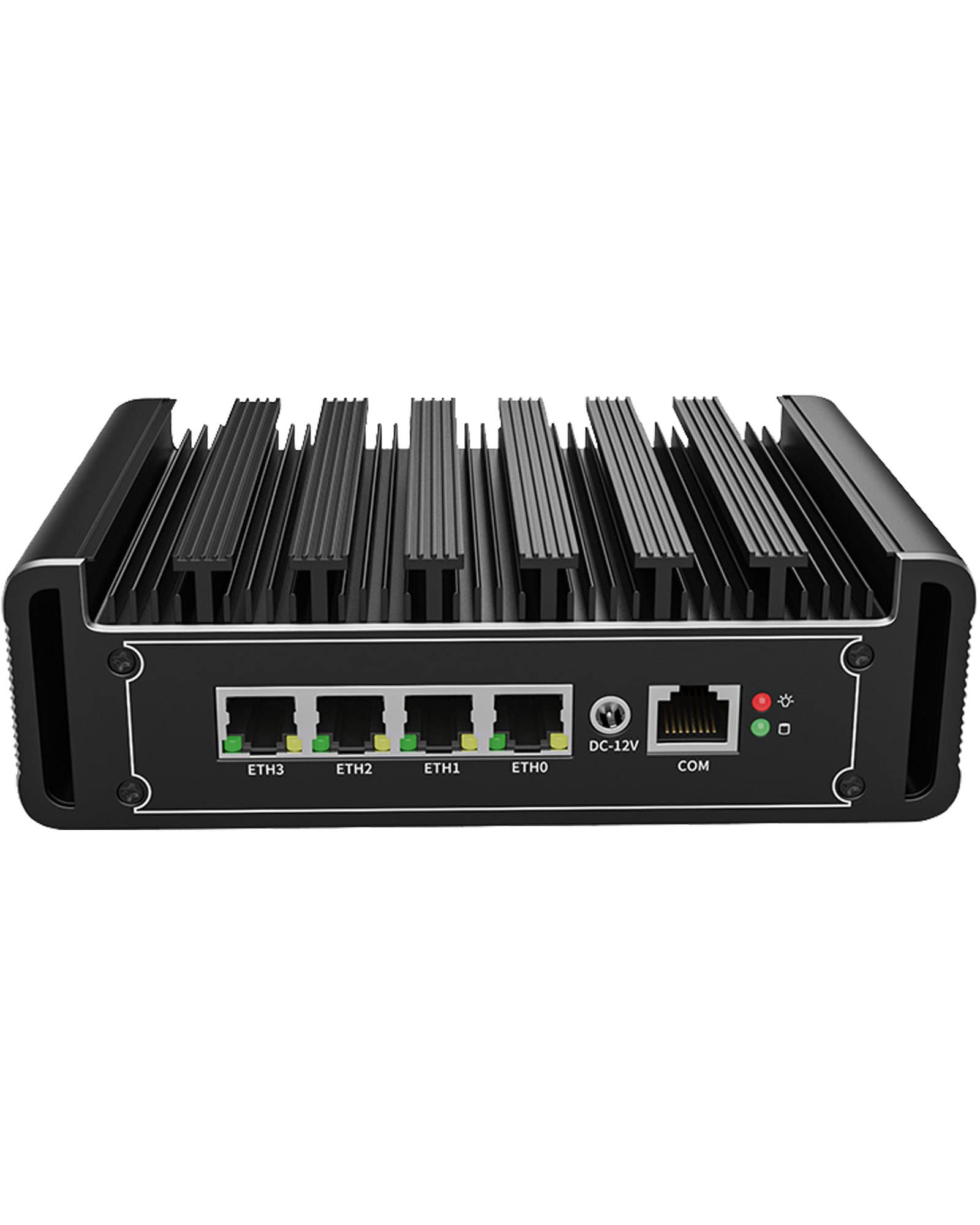 KingnovyPC Firewall Micro Appliance, 4 Port i226 2.5G LAN Fanless Mini PC Pentium Gold 7505,4*USB,HDMI,DP Gigabit Ethernet AES-NI VPN Router Openwrt Barebone