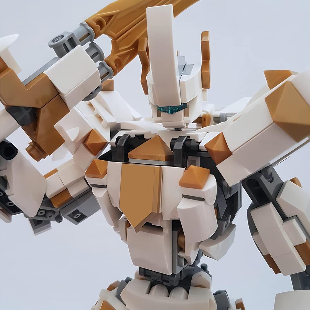 Future Robot Warrior Lancelot Building Block Playset, The Robot Spirits Mecha Toys for Boys Birthday Suitable (616 pcs)