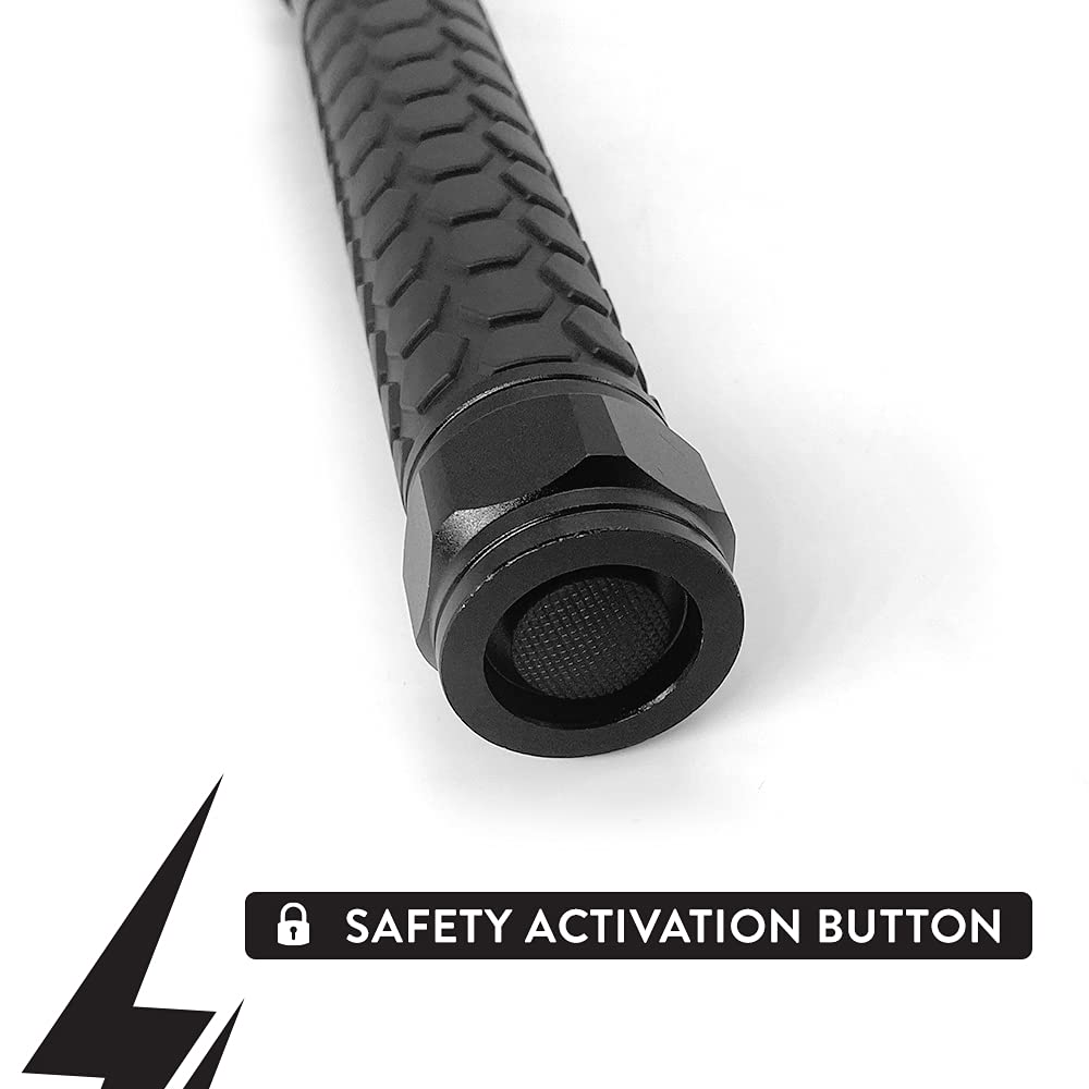 GUARD DOG SECURITY Stun Gun Flashlight - Maximum Voltage - 280 Lumens - 3 Light Functions β Rechargeable Battery - Wrist Strap