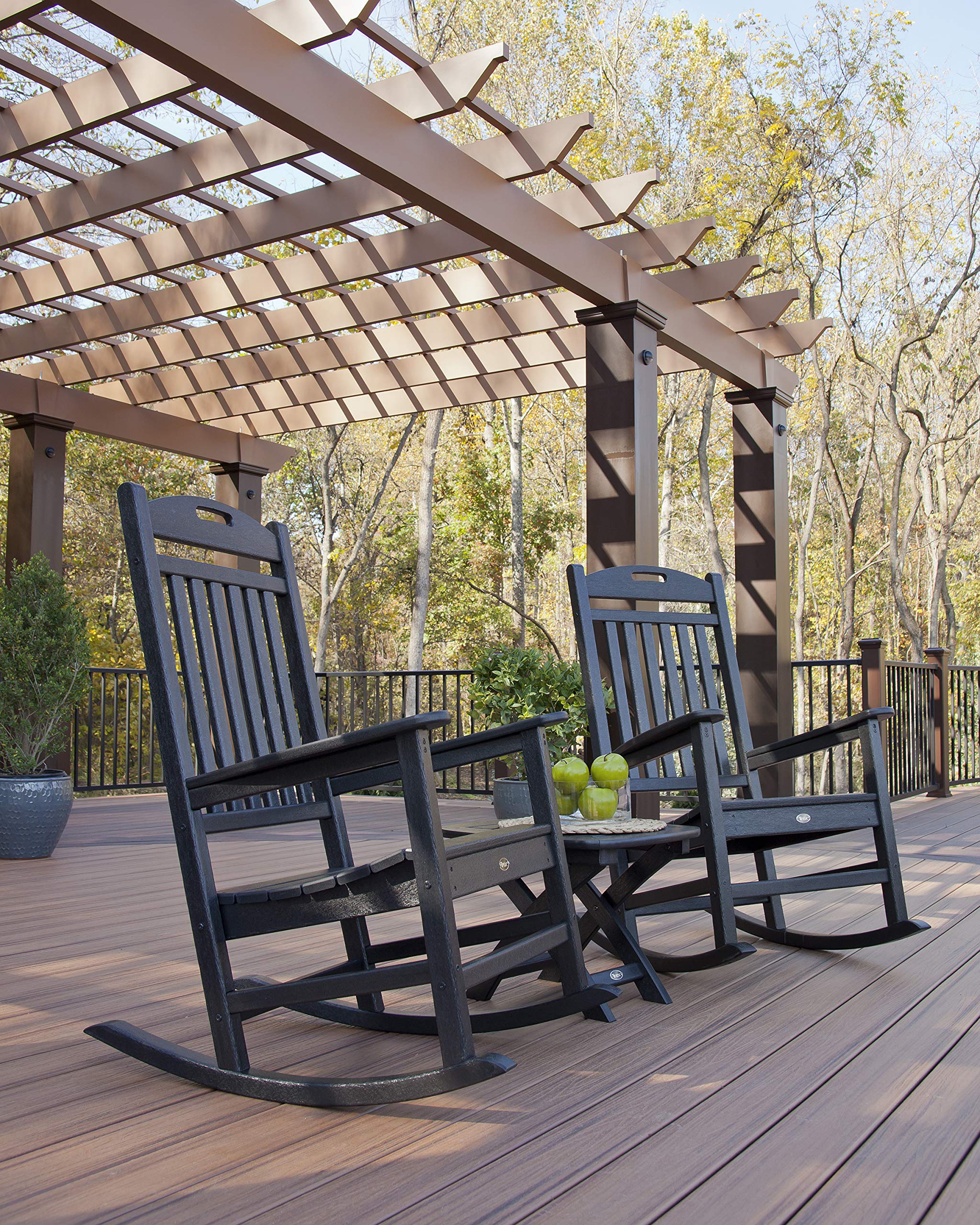 Trex Outdoor Furniture™ Yacht Club Rocking Chair Set, Rainforest Canopy