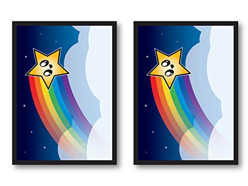 YBW Rainbow Star Deck Protectors Legion Supplies Matte Finish Sleeves 2-Packs - Standard Magic the Gathering Size