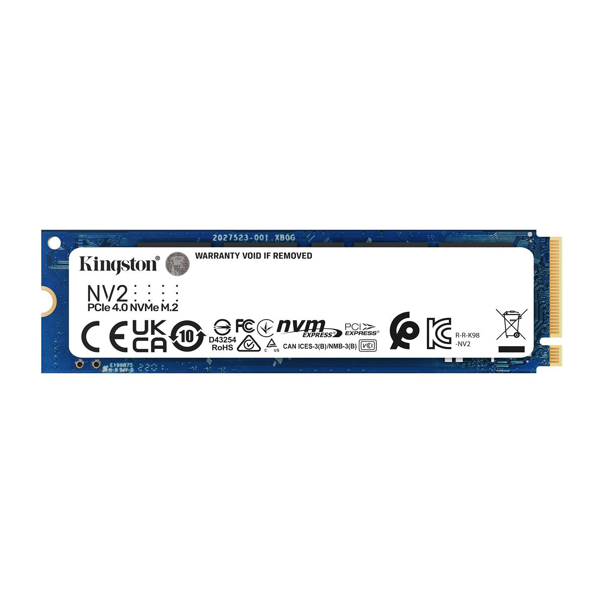 Kingston NV2 2TB M.2 2280 NVMe Internal SSD & NV2 500G M.2 2280 NVMe Internal SSD & NV2 1TB M.2 2280 NVMe Internal SSD | PCIe 4.0 Gen 4x4