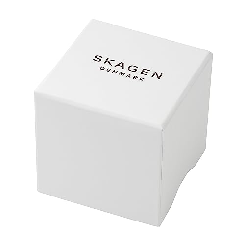 Skagen Men's Signatur Three-Hand Brown Leather Band Watch (Model: SKW6578)