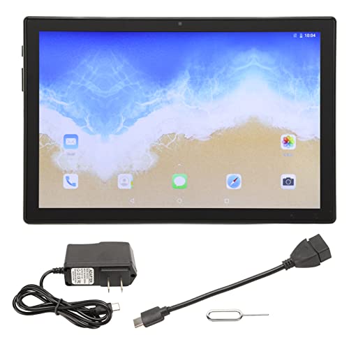 Liyeeo Octa Core 10 Inch Green Tablet 100-240V for Music for Tablet PC, Android 12 (US Plug)