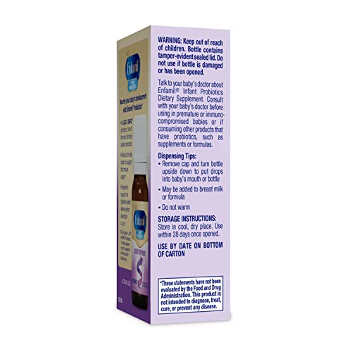 Enfamil Baby Formula Infant Probiotics Dietary Supplement, Dual Probiotics for Immune and Digestive Health, 0.3 Fl Oz