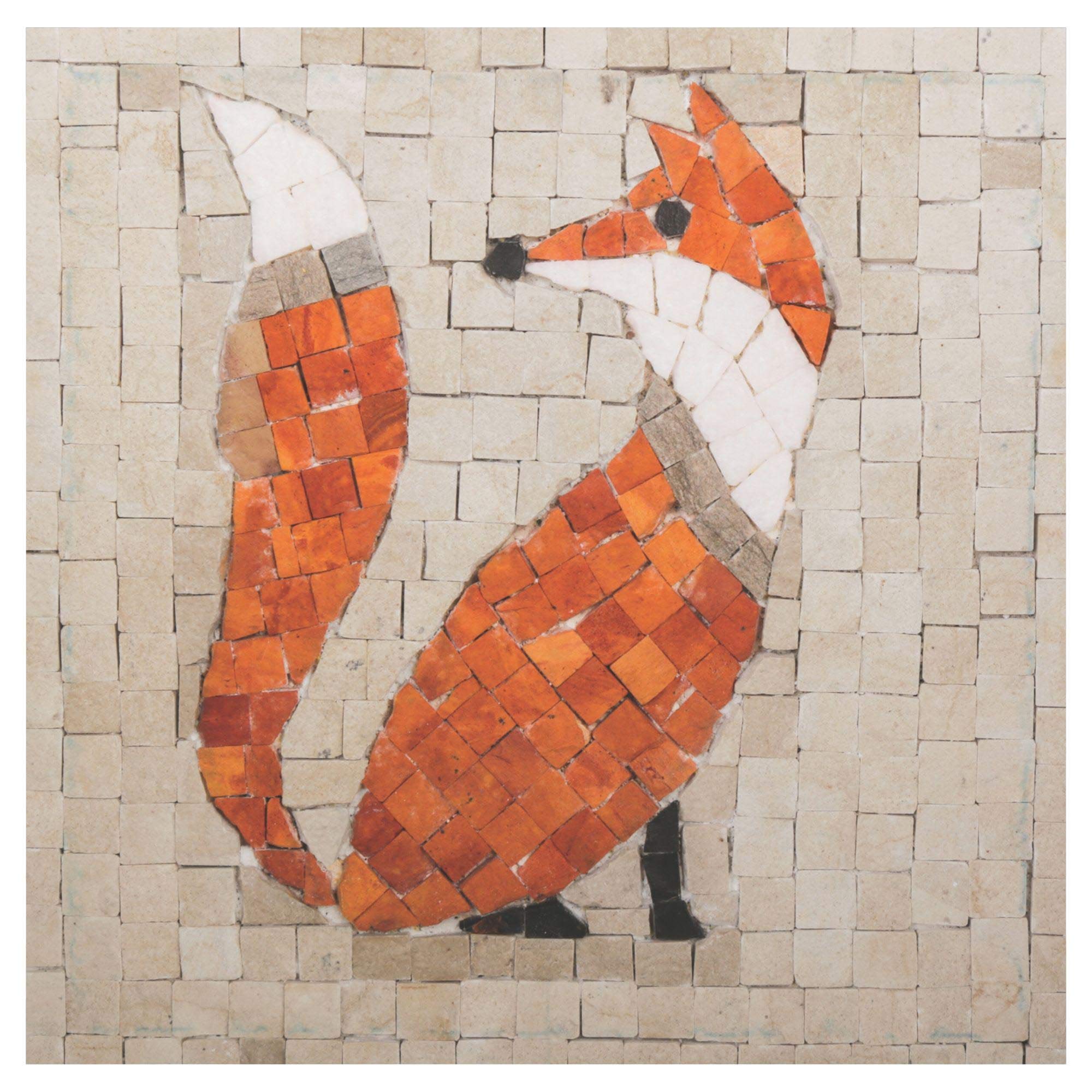 Fat Brain Toys Make a Real Mosaic Fox - DIY Arts & Crafts Kit for Kids Ages 8+