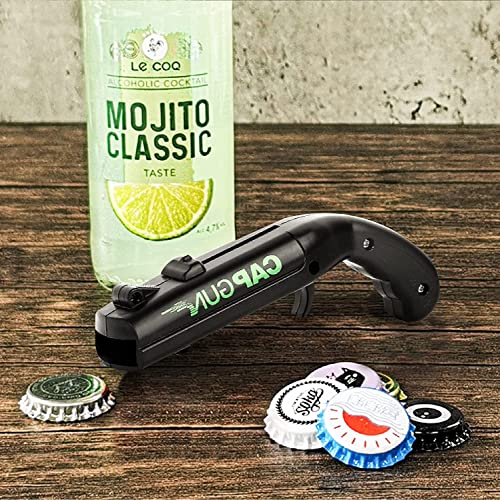 REDIVA Cap Gun Bottle Opener Launcher Shooter Funny Shoots Creative Beer for Party/Bar/Outdoor Barbecue(4Pack),(A1)