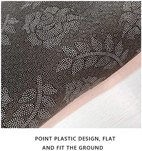 Modern Rectangle Area Rug Black Green Marble Abstract Gold Waves Pattern Microfiber Non-Slip Washable Rugs Living Room Yoga Soft Carpet 31" x 59"
