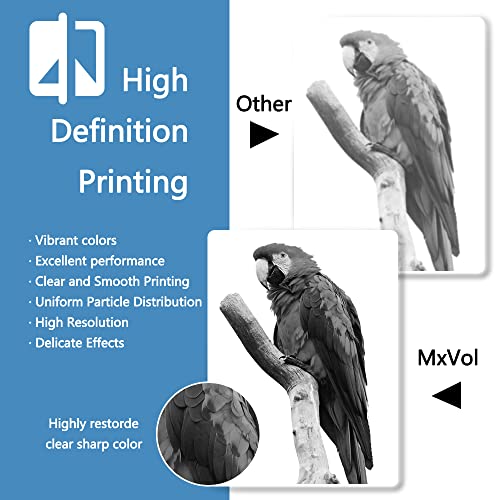 MxVol Compatible 58A Toner Cartridge【Shows Ink Level】 Replacement for HP 58A CF258A 58X CF258X use for HP Laserjet Pro M404n M404dn M404dw MFP M428fdw M428fdn M428dw M404 M428 Printer (Black 1-Pack)