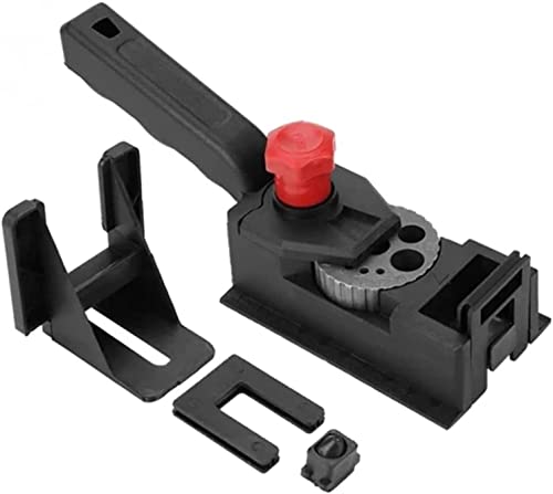 Gudmuzic Multi Tool Kit, Dowel Drill Guide, 3-12mm 10 Hole Wooden Punch Locator for Woodworkers and Woodworking Hobbyists