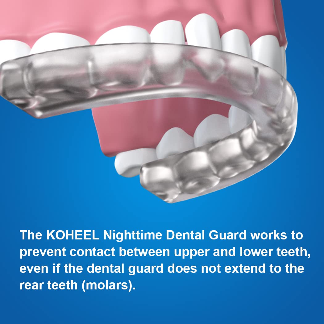 KOHEEL Mouth Guard with Forming Tray, Moldable and Easy to Use Dental Guard, Stops Bruxism Night Guard, 5 Count (White Small Sizes)