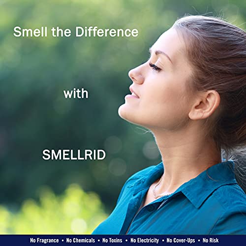 SMELLRID Reusable Activated Charcoal Odor Absorber That Works [5 Pack] - Large 100 g (4” x 5.3”) Pack Treats 50 Sq. Ft. - Premium Natural Deodorizer for Fridge, Shoes, Bags, Drawers, Chest, Under Sink, Pet Carrier, Garbage Bins & More