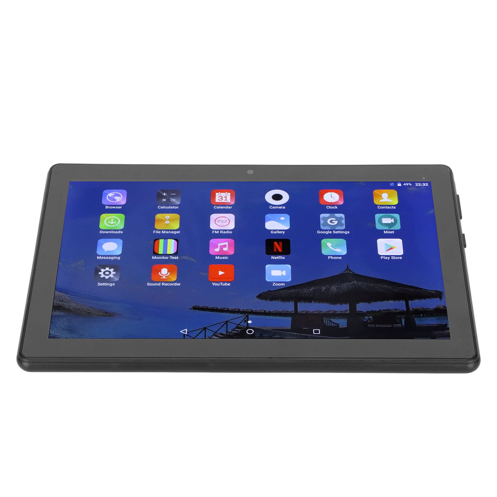 Dpofirs 8inch Tablet for 11, 1920x1080 HD IPS Screen, 4GB RAM 64GB ROM, MT6592 Octa Core Processor, Dual Sim 3G Call Tablet, WiFi Tablet PC Black (US Plug)