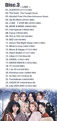 YGLCH Twice DVD 2021 MV Collection, 2021 New Song Selection MV/Live Collection