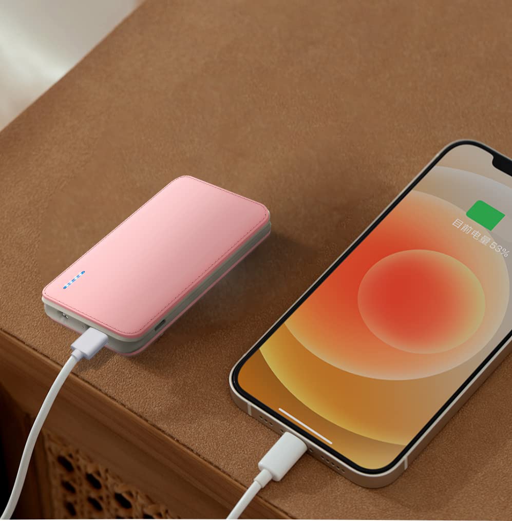 JDB Portable Charger, Ultra-Slim 5V/2.1A 5000mAh Power Bank External Battery Backup Pack,Useful LED Flashlight Compatible with iPhone and Other Android Smartphones Green