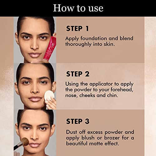 FV Setting Powder, Oil-Control, Long-Lasting, Medium Coverage Pressed Face Powder Makeup, Matte Finish for Oily, Dry & Normal Skin, Natural Beige, 0.28 Oz