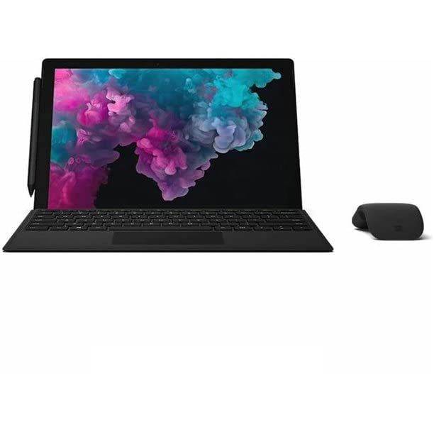 Microsoft Surface Pro 6, 12.3" Touchscreen Display, Intel Core i7-8650U 1.9GHz, 16GB RAM, 512GB SSD, Dual Microphones with Windows Hello Face Authentication Camera, Windows 10 Home (Renewed)