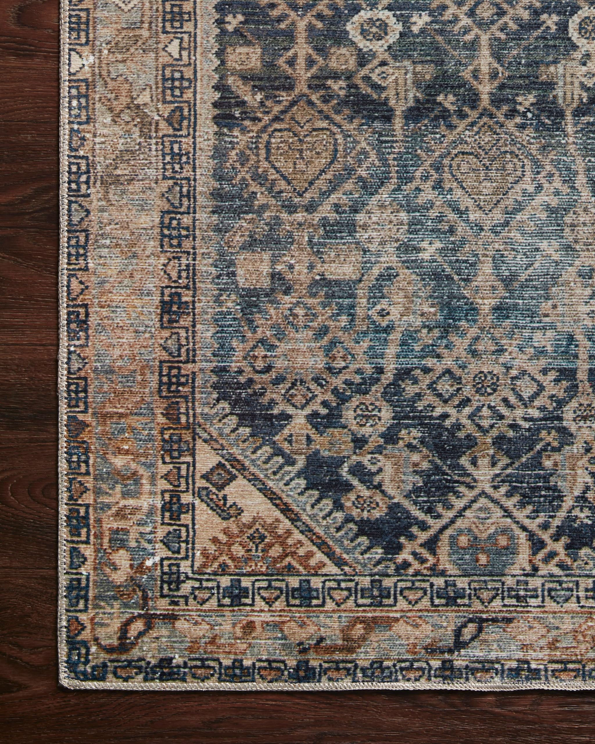 Loloi Magnolia Home by Joanna Gaines x Lenna Indigo/Natural 3'-6" x 5'-6" Accent Rug