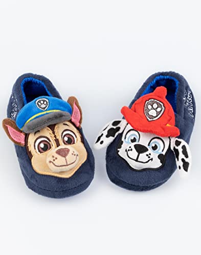 Paw Patrol Slippers Kids Toddlers 3D Ears Chase Marshall House Shoes 9.5 US Child
