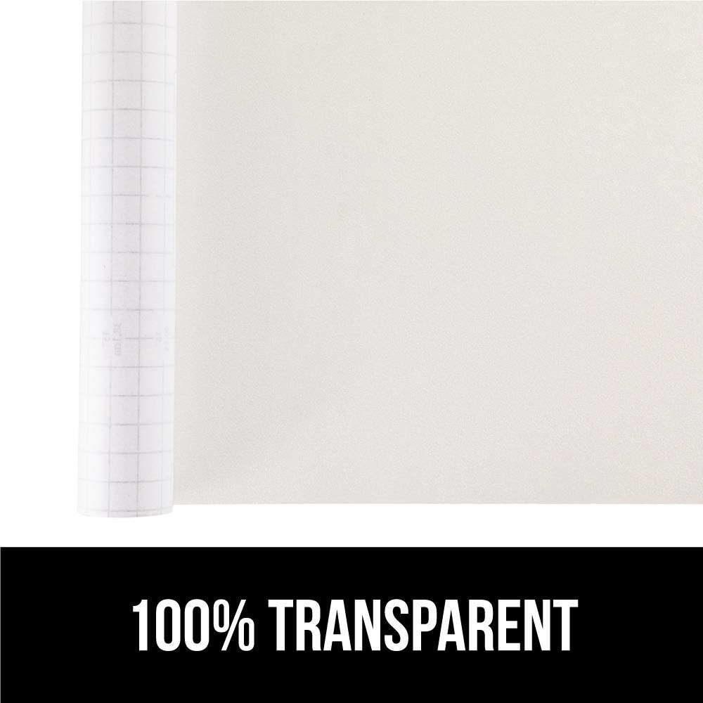 Gorilla Grip Peel and Stick Paper for Book Covers, Countertops, Drawers, Kitchen Cabinets, Shelves, and Crafts, Protective Easy Install Removable Vinyl Adhesive Liners, 11.8 INx10 FT Roll, Clear Matte