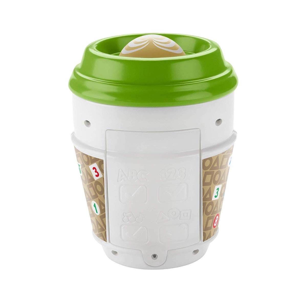 Fisher-Price GHJ04 Laugh & Learn On-The-Glow Coffee Cup, Interactive Baby Toy, Multicolour