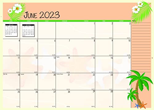 House of Doolittle Seasonal Monthly Planner, Seasonal Artwork, 10 x 7, Light Blue Cover, 12-Month (Jan to Dec): 2023