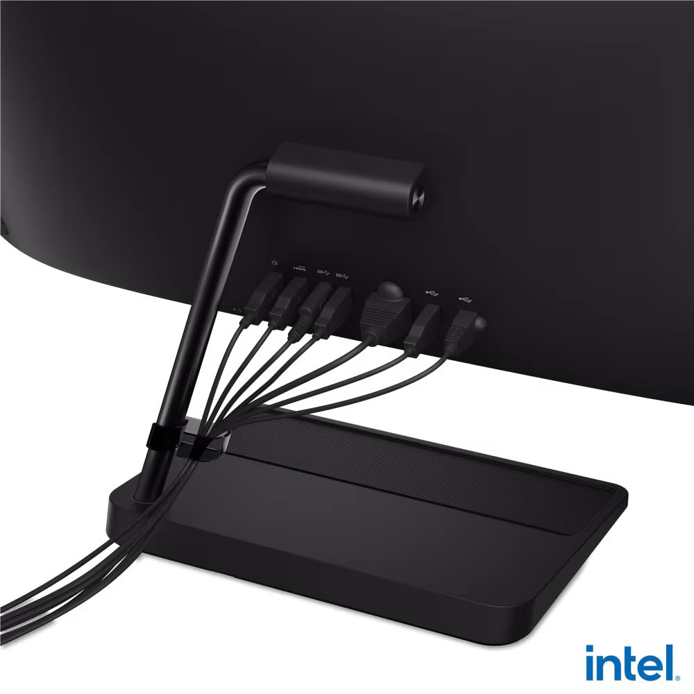 Lenovo Newest IdeaCentre 3i 27" FHD Touch All-in-One Computer 12th Intel Core i5-1240P 12-Core Iris Xe Graphics 32GB DDR4 1TB SSD WiFi 6 HDMI Black Wireless Keyboard Windows 10 Pro w/RATZK 32GB USB