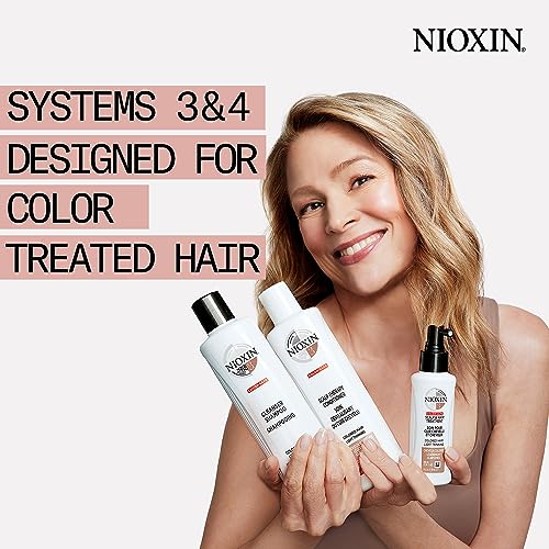Nioxin System 3 Kit 3 for Color Treated Hair with Normal to Light Thinning Hair, 3 Piece Set