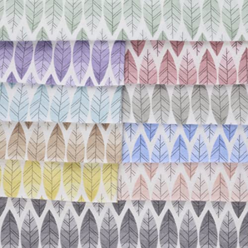 Mook Fabrics Flannel Feathered, Frost Grey, 15 Yard Bolt