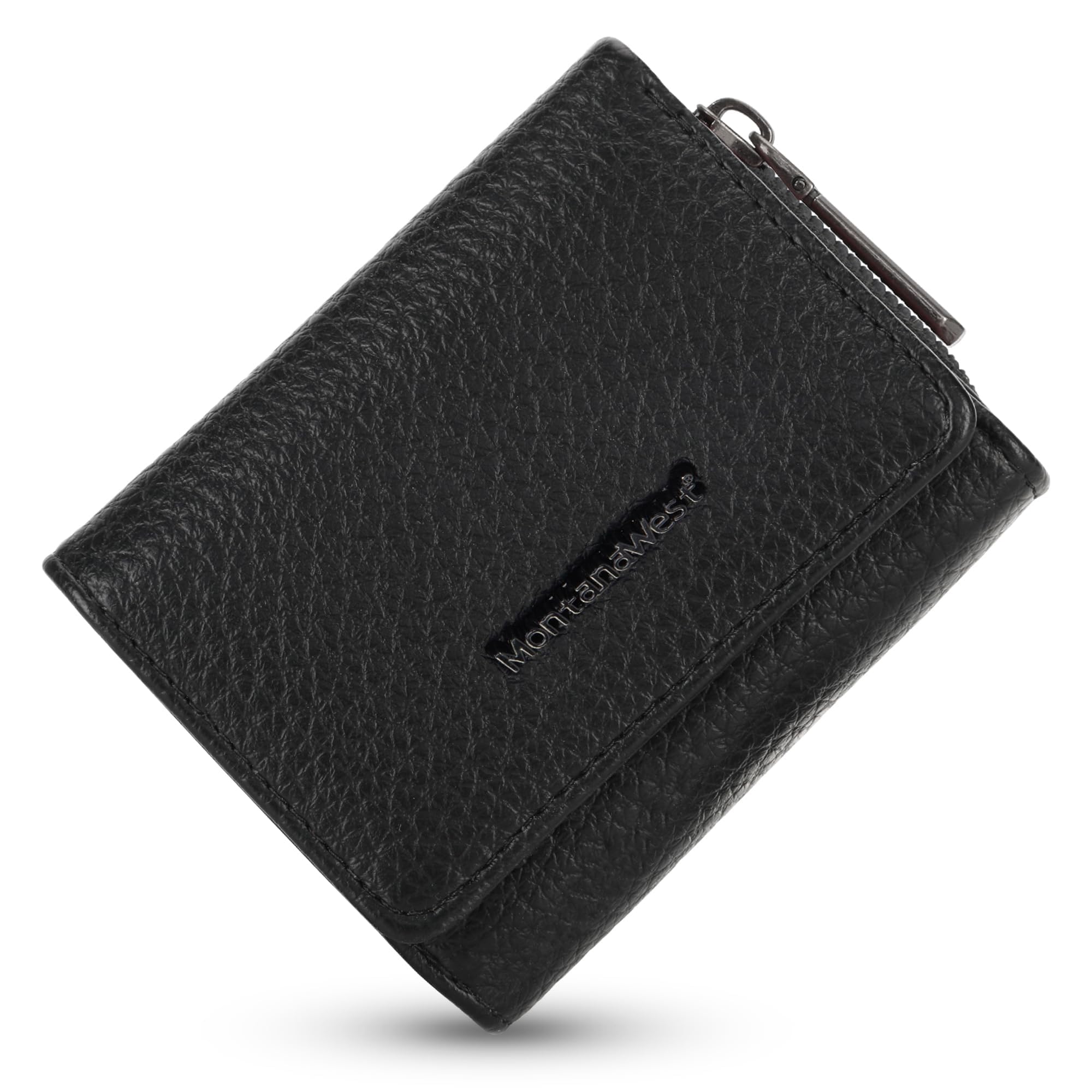Montana West Women's Wallet Long Bifold Card Holder RFID Blocking with Zipper Coin Pocket