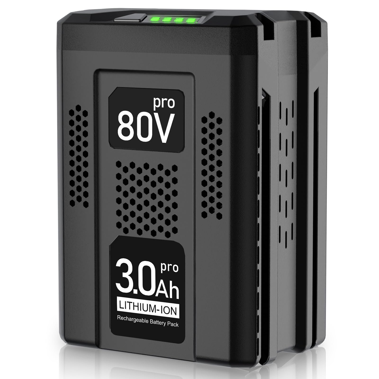 NEPOWILL 80V 3.0Ah Replacement Battery for Greenworks 80V Battery Max GBA80200 GBA80250 GBA80400 GBA80500, Compatible with Greenworks 80V Cordless Tools GCH8040 GST80320 ED80L00 BL80L00