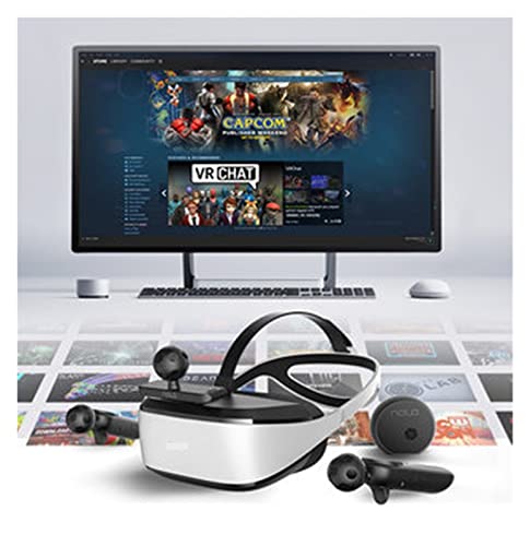 HXNINE 3D PC VR 2.5K Headset for Computer/Laptop/IPD Adjustment / 110 Degree FOV with 3D IMAX Effects and 3D Realistic (Color : Deepoon E3-C)
