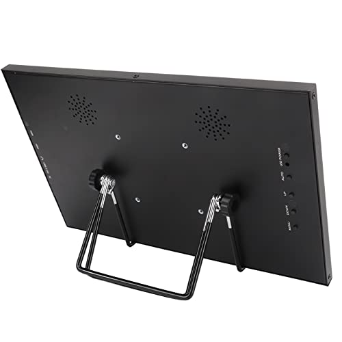 Naroote HD Multimedia VGA Input Monitor, Multi Interface 100‑240V 4 Screw Holes Capacitive Touch Screen Monitor for Games (US Plug)