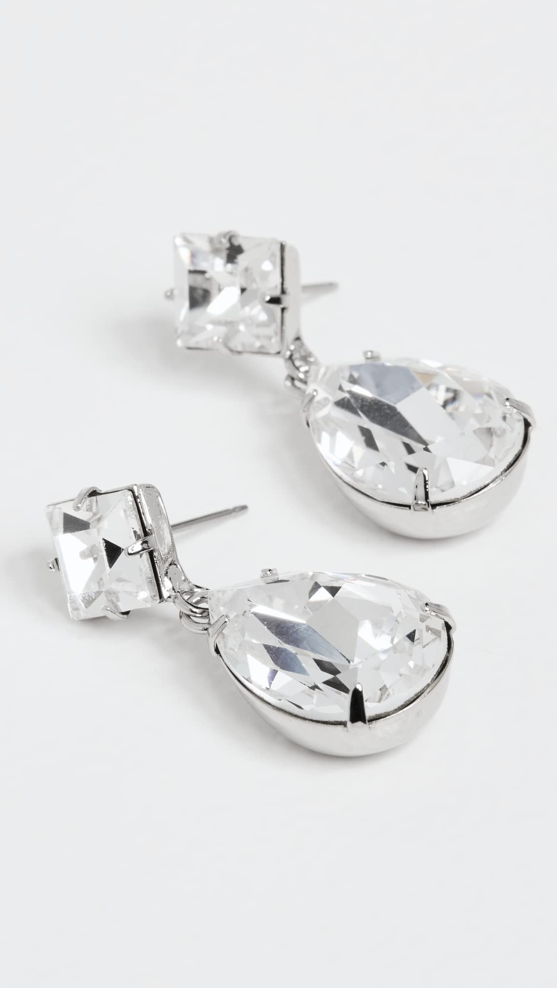 Jennifer Behr Women's Ramona Earrings, Crystal, Clear, One Size