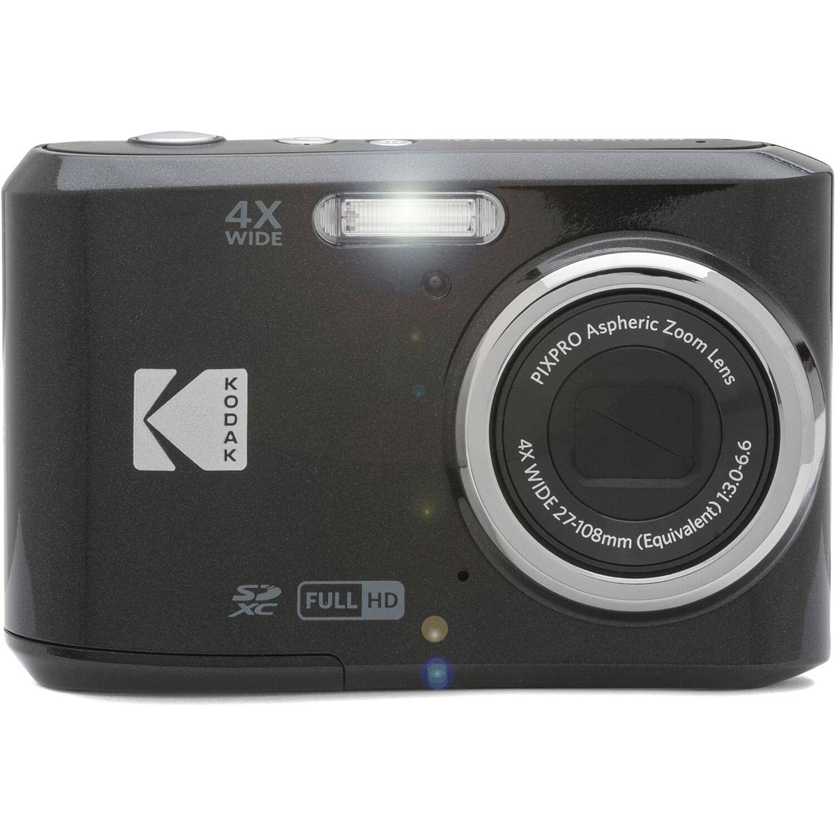 Kodak PIXPRO FZ45 Friendly Zoom Digital Camera (Black) Bundle with Camera Case (2 Items)