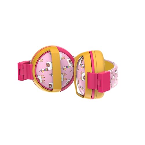 Gabba Goods Kids Safe Sound Adjustable, Foldable 3.5mm Wired Over Ear Headphones with Printed Design