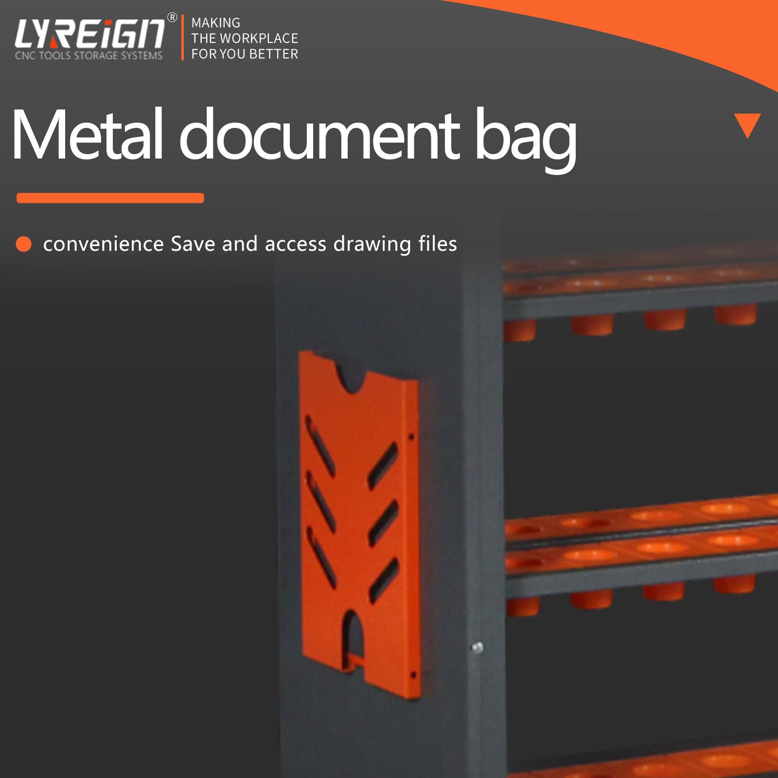 LYREIGN 10-Row Large Capacity CNC Tools Holder Cart, Double-Sided CNC Tool Storage Rack Organizers, Parallel Storage CNC Tool Holder Trolley for CNC Machinists Workers