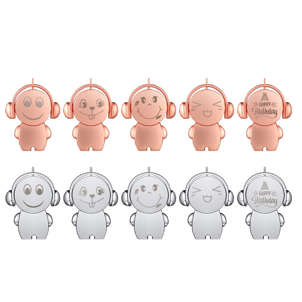 zjr USB Flash Drives 64gb Thumb Drive Cute Cartoon Metal Pen Drive 2.0 Portable Memory Stick with Keychain Crush Resistant Dust Proof Shockproof Data Storage Flash Drive Gifts (A23-M)