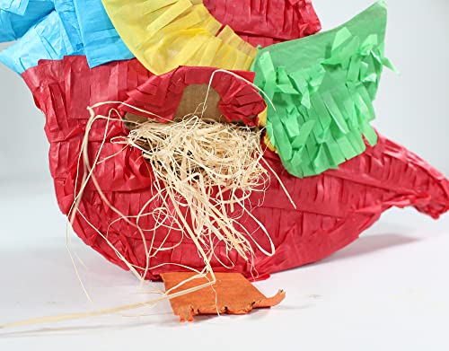 Penn-Plax Birdie Pinata with Natural Nesting Material β Safe for Medium and Large Birds β Colorful & Fun Addition to Any Cage β Large