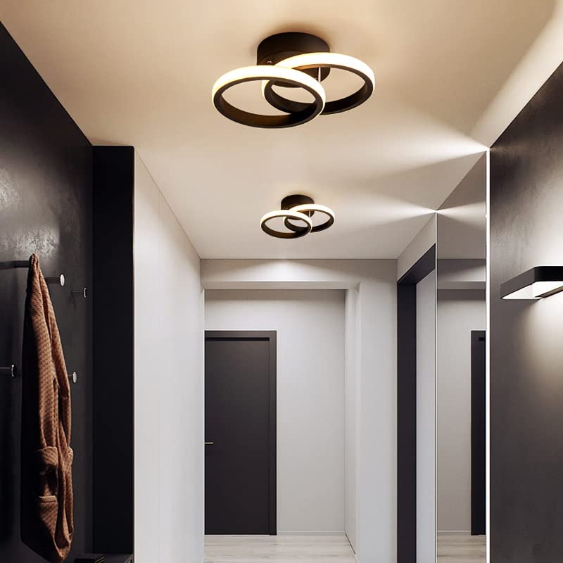 ONXE LED Ceiling Lights,11 Inch Flush Mount Light with 2400lm,Dimmable Light Fixtures with Adjustable Color Temperature,Lamparas De Techo modernas for Bedroom,Kitchen,Living Room,Hallway Lighting