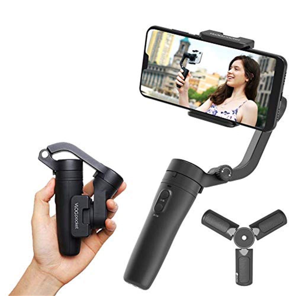 FeiyuTech Official VLOG Pocket 3 Axis Smartphone Gimbal Handheld Stabilizer Vlog YouTube TIK Tok Live Video Fits iPhone SE 11 Pro XR X Android Smartphone Samsung Note 9 S10+ Huawei P40 P30 P20 Pro