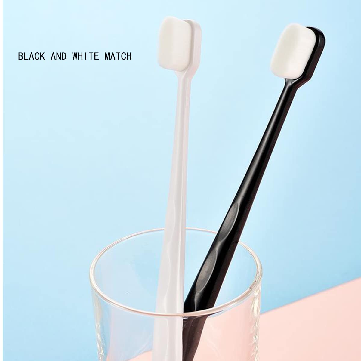 LASHDIP 2PCS Toothbrush Nano, Adult Extra Soft Toothbrush with 20000 Soft Bristles for Protect Sensitive Gums