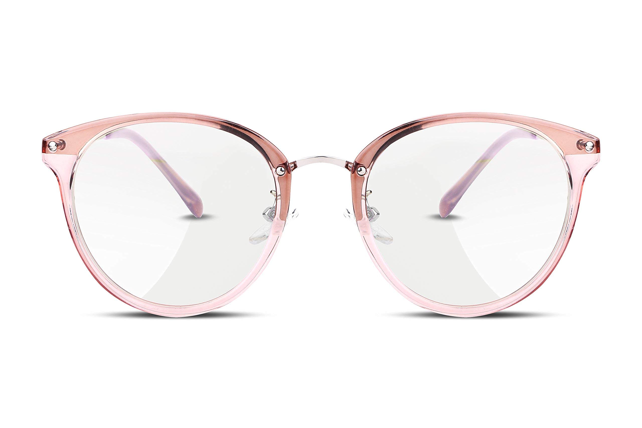 FEISEDY Women Vintage Glasses Frames Round Eyewear Clear Lens B2260