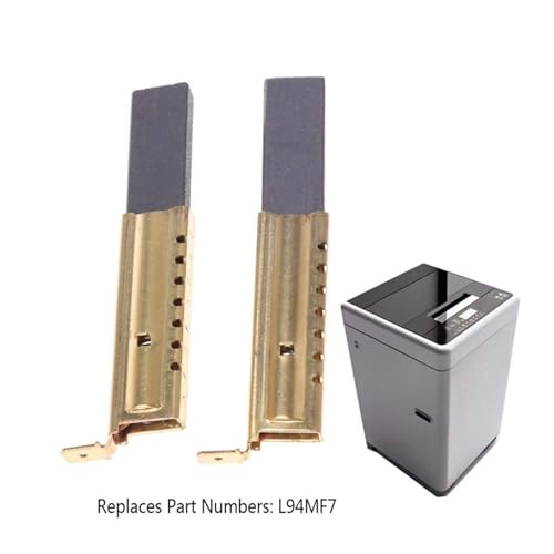 FLAVAS 2Pcs/Set Washing Machine Motor Carbon Fiber Insert Brush L94MF7, Compatible for Siemens Washing Machine 5X13.5X39.6mm