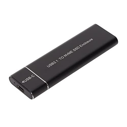 M.2 NVMe SSD Enclosure Adapter, Aluminum Alloy SSD Enclosure Adapter Ultrathin Excellent Heat Dissipation for PC