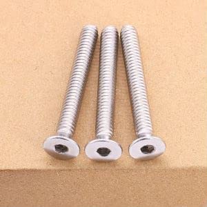 M4-0.7 x 30mm (60 pcs) Flat Socket Cap Screws, 304 Stainless Steel 18/8, Full Thread, Countersunk Head, Connections Bolts, DIN7991