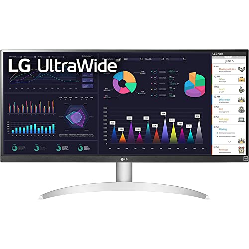LG 29WQ600-W UltraWide FHD 29 inch Computer Monitor with HDR10 and AMD FreeSync 2 Pack Bundle with 1 YR CPS Enhanced Protection Pack